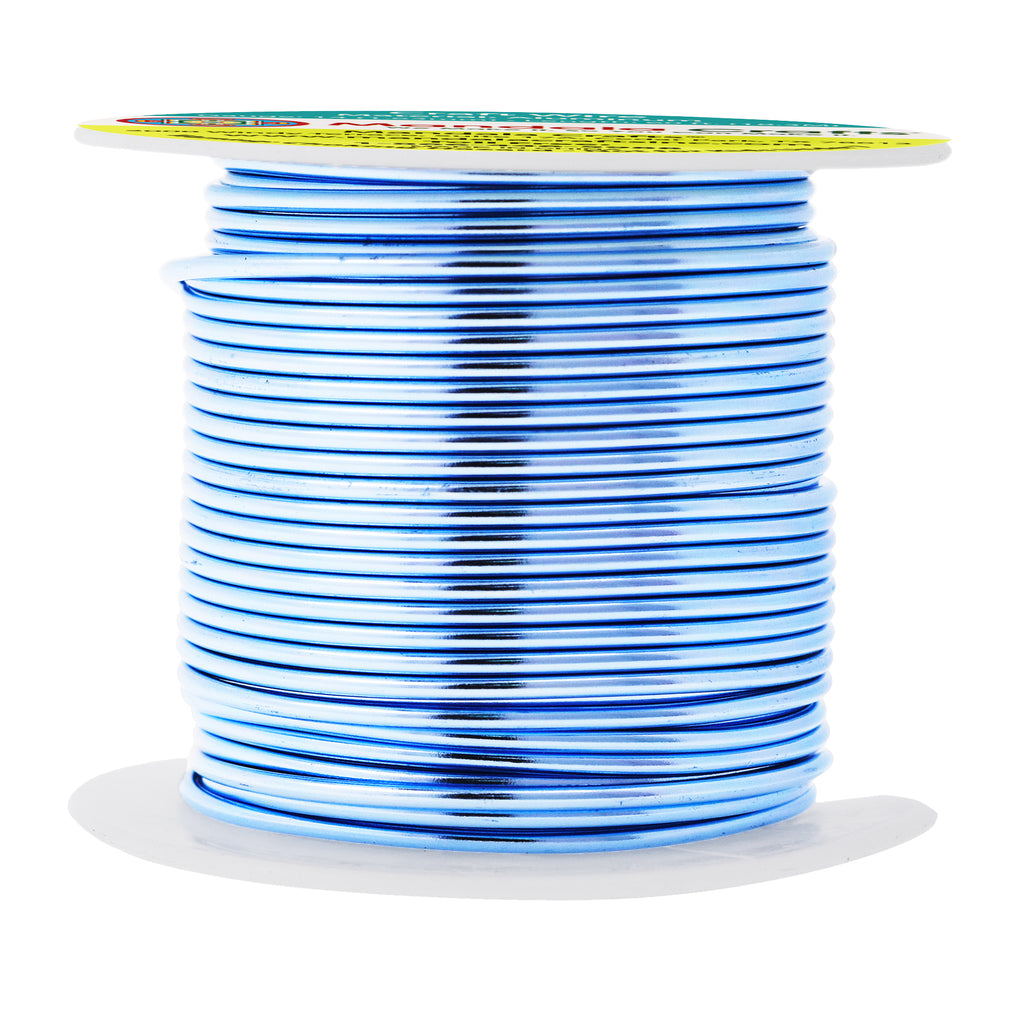 14 Gauge Anodized Aluminum Craft Wire for Jewelry Making - Bendable Fl