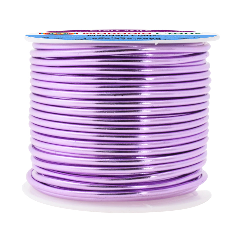 12 Gauge Anodized Aluminum Craft Wire for Jewelry Making - Bendable Fl