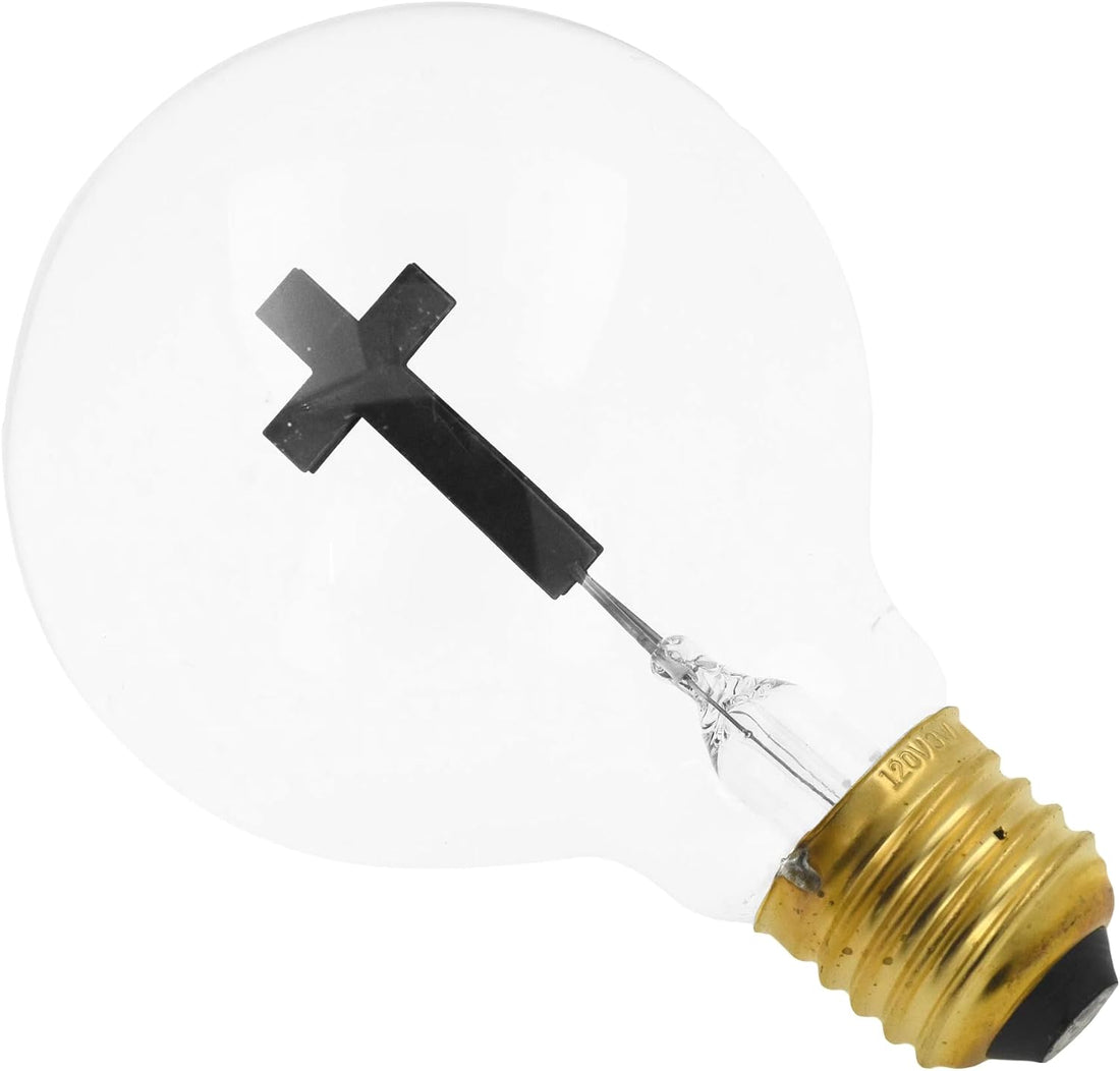 Christian Light Bulb Crucifix Bulb Jesus on The Cross Catholic Novelty